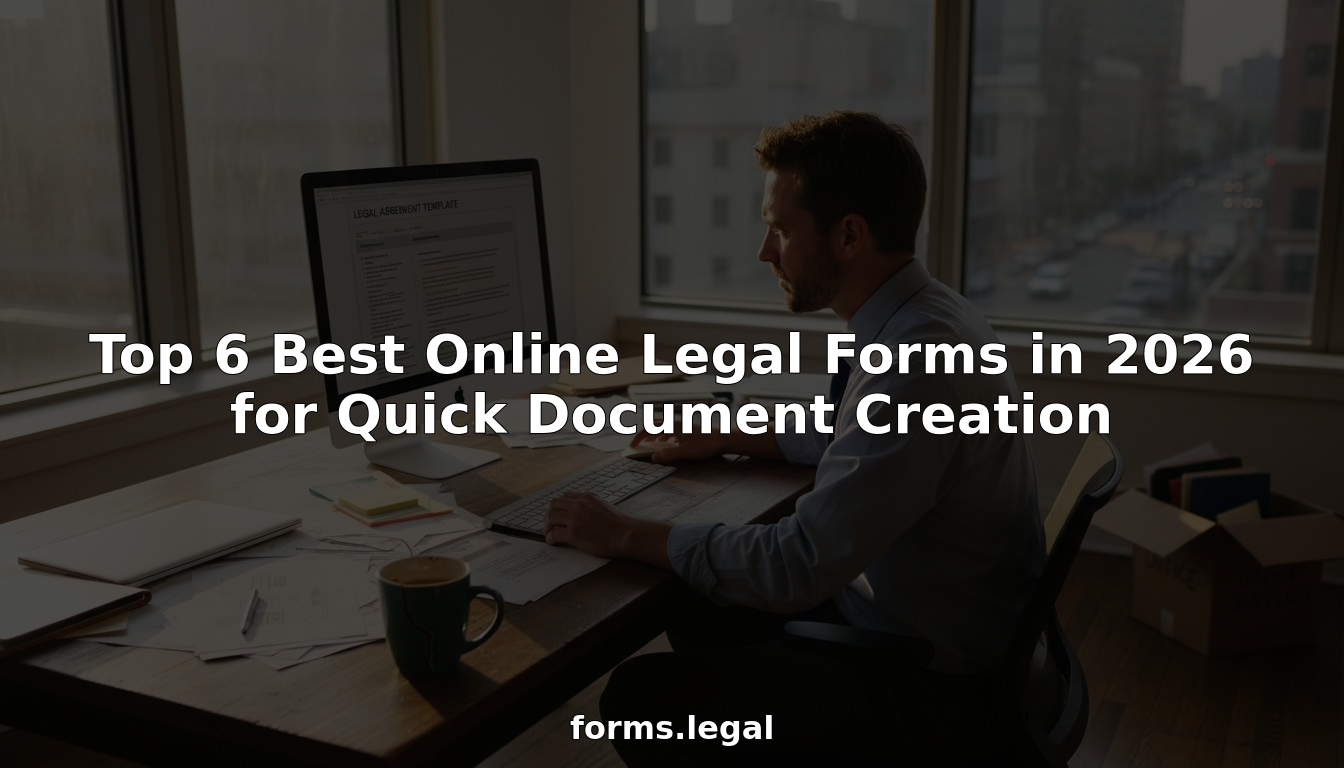 Top 6 Best Online Legal Forms in 2026 for Quick Document Creation
